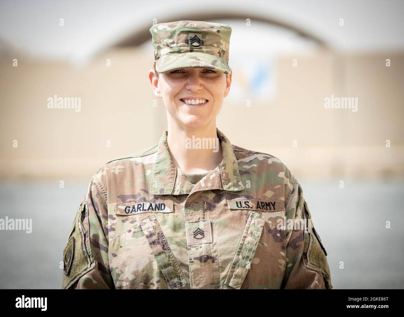 Staff Sgt. Jennifer Garland, contracting operations noncommissioned ...