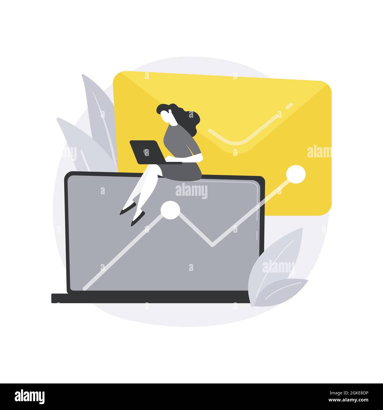 Email marketing abstract concept vector illustration Stock Vector Image ...