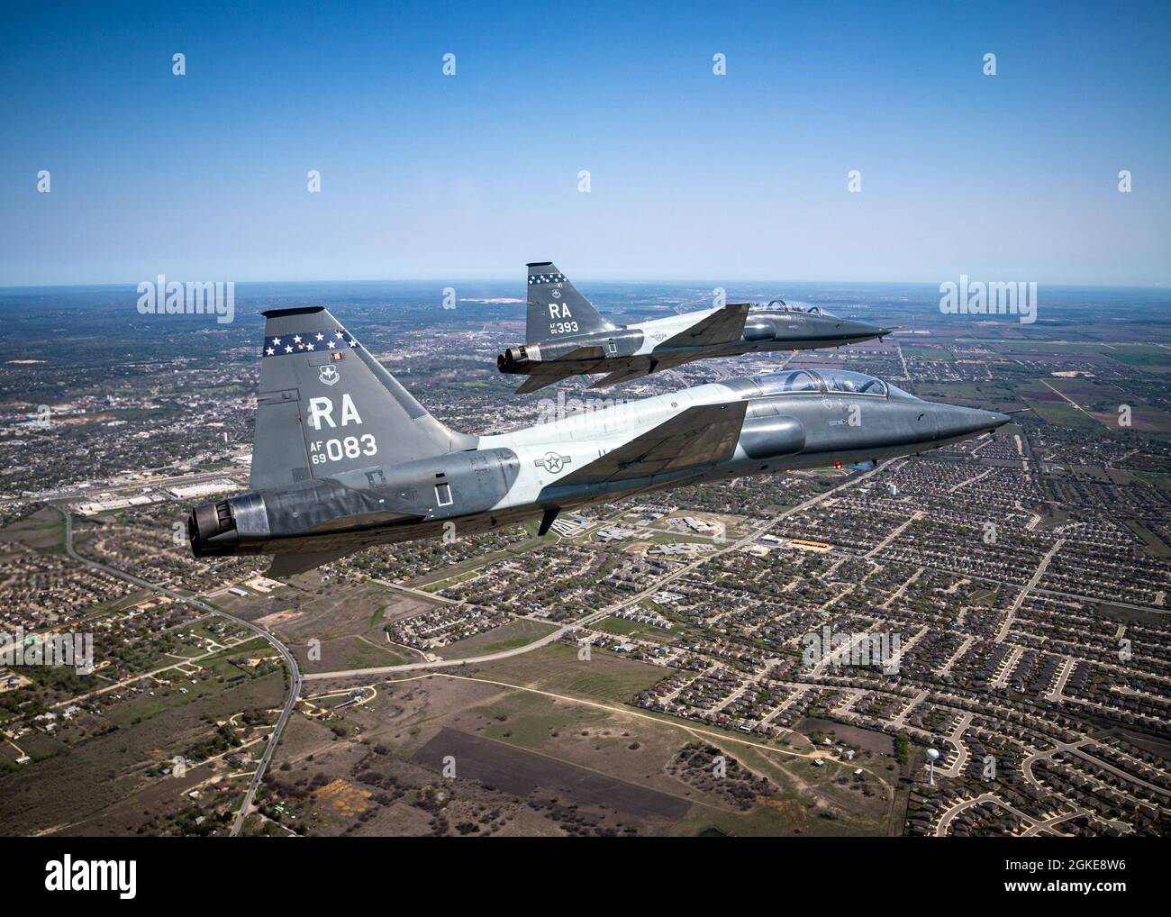 U.S. Air Force T-38 Talons assigned to the 560th Flying Training ...