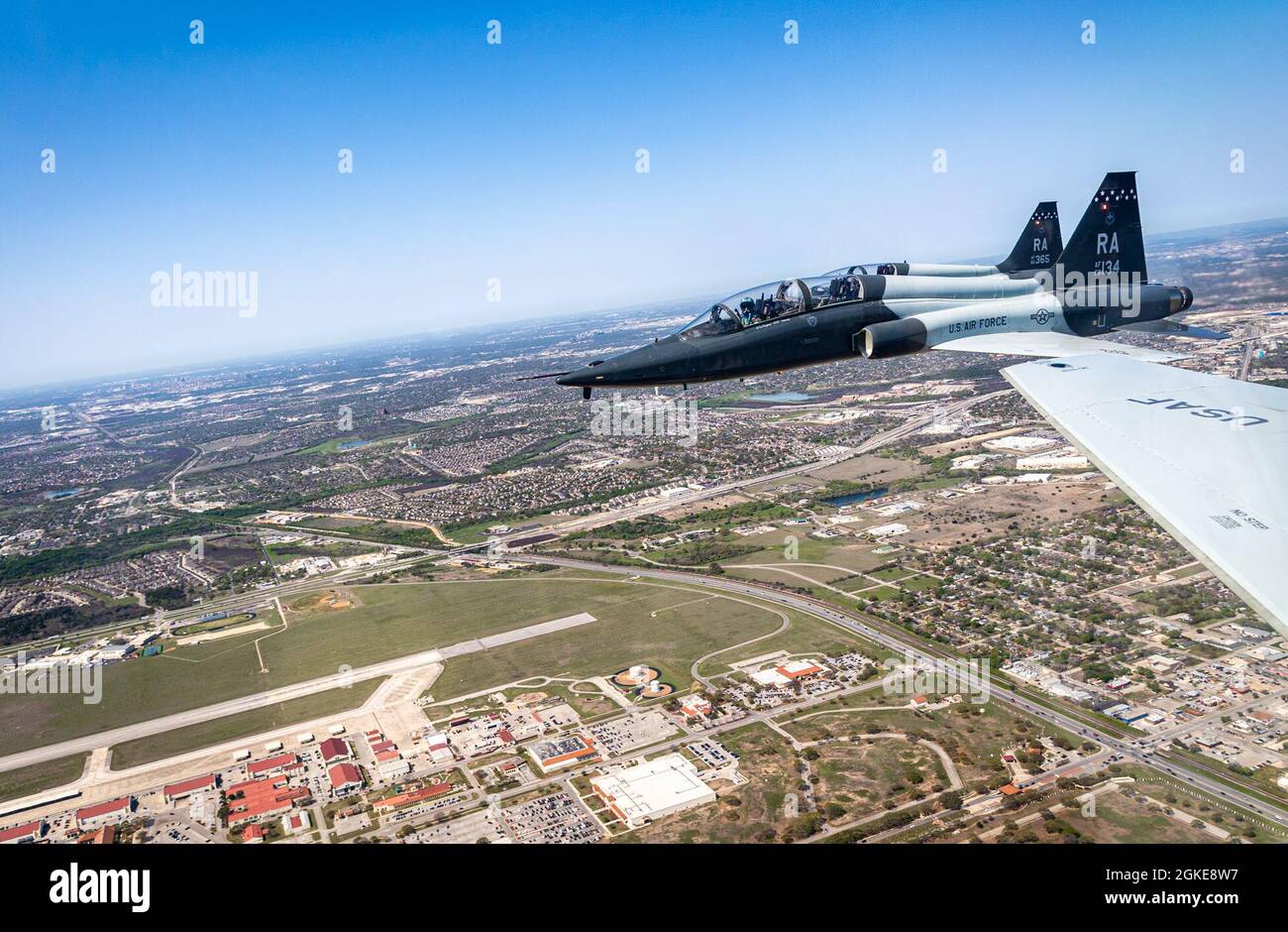 U.S. Air Force T-38 Talons assigned to the 560th Flying Training ...