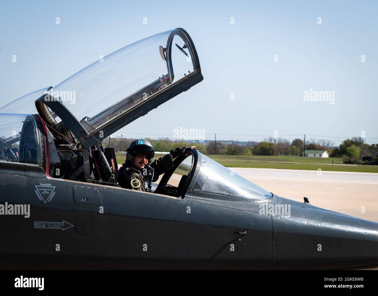 A U.S. Air Force pilot assigned to the 560th Flying Training Squadron ...