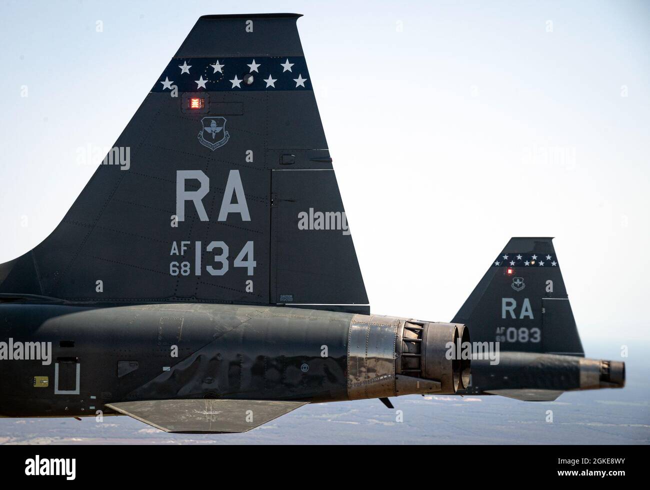 U.S. Air Force T-38 Talons assigned to the 560th Flying Training ...