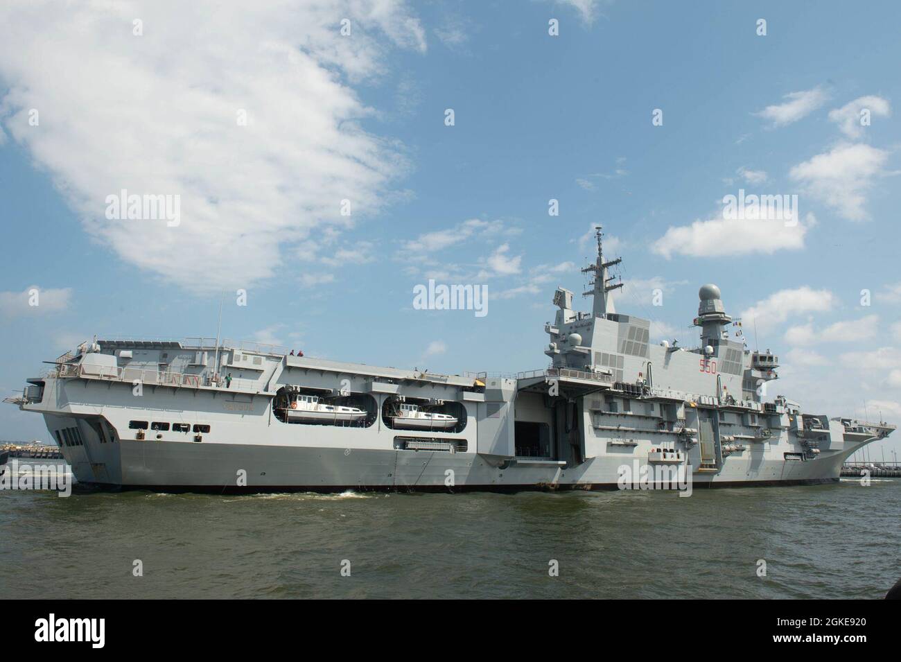 NORFOLK (Mar. 26, 2021) – The Italian Navy flagship, aircraft carrier ...
