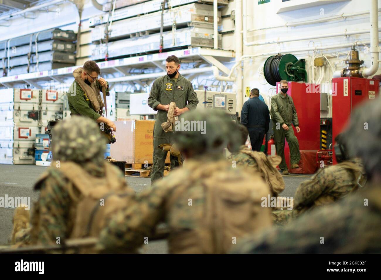 PACIFIC OCEAN (March 27, 2021) U.S. Marine Corps Cpl. Brian Heckel ...