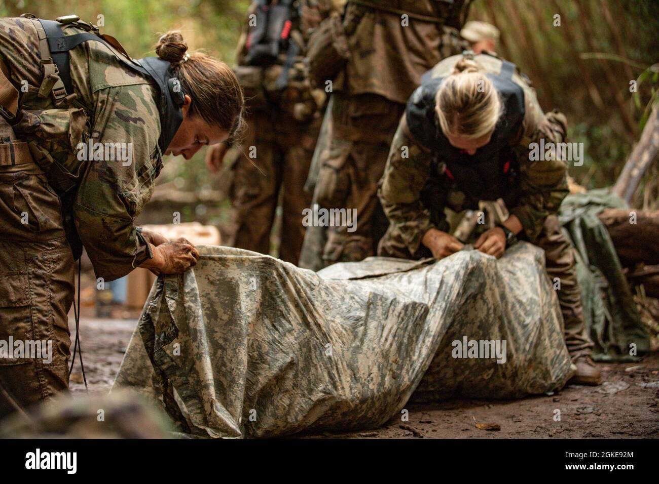 Cpt. Cora Allen and Cpt. Chiara Botello from 3rd Infantry Brigade ...