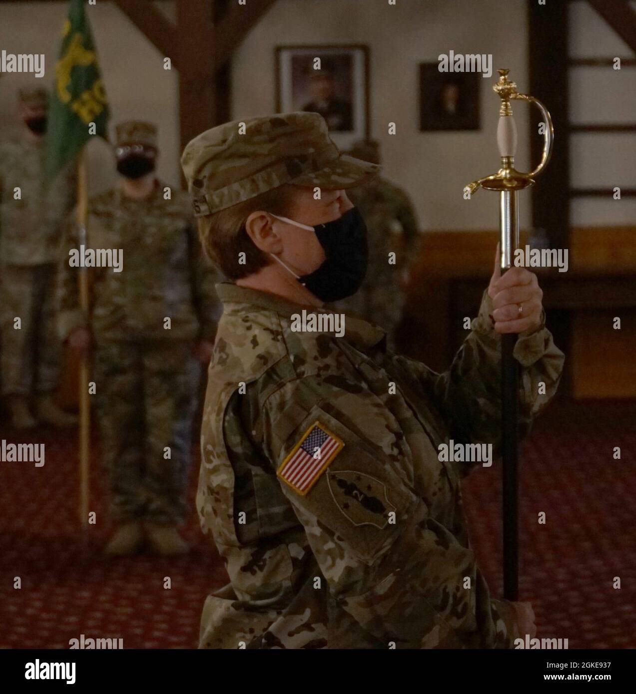 Command Sgt. Maj. Deborah Wilkins, incoming command sergeant major of ...