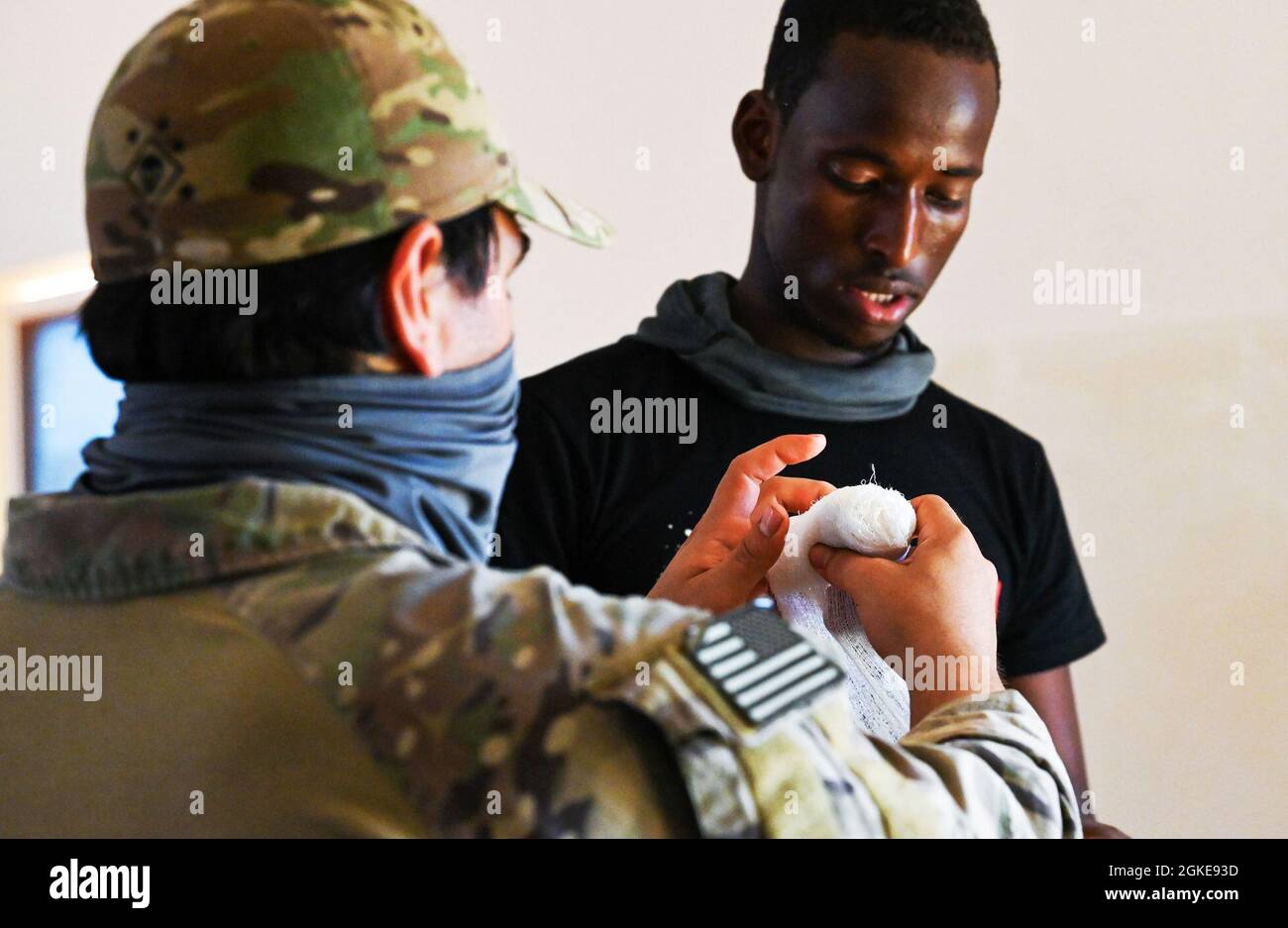 U.S. forces conduct Tactical Combat Casualty Care (TCCC) training for ...