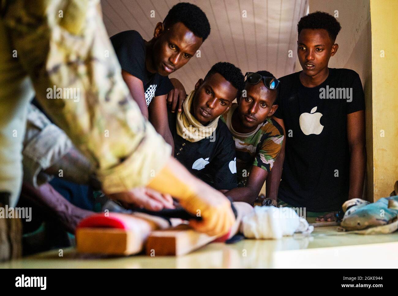 U.S. forces conduct Tactical Combat Casualty Care (TCCC) training for ...