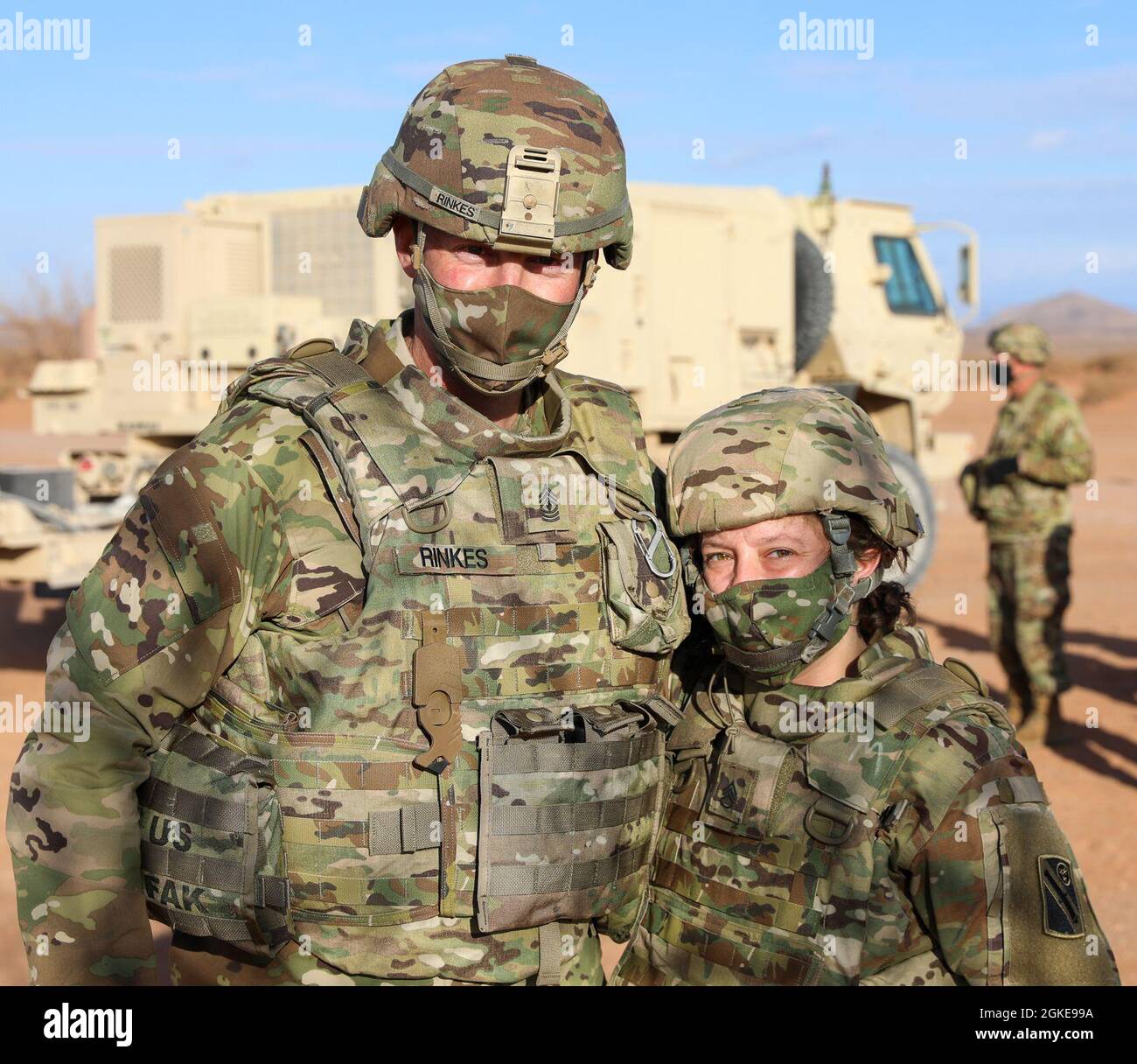 From Left, U.S. Army 1st Sgt. Gregory Rinkes, Staff Sgt. Chrissie ...