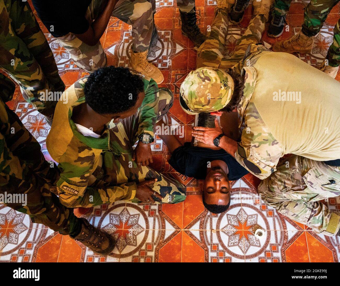 U.S. forces conduct Tactical Combat Casualty Care (TCCC) training for ...