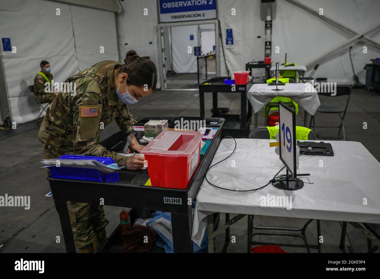 U.S. Army 2nd Lt. Emily Campos, a health services administrator with ...