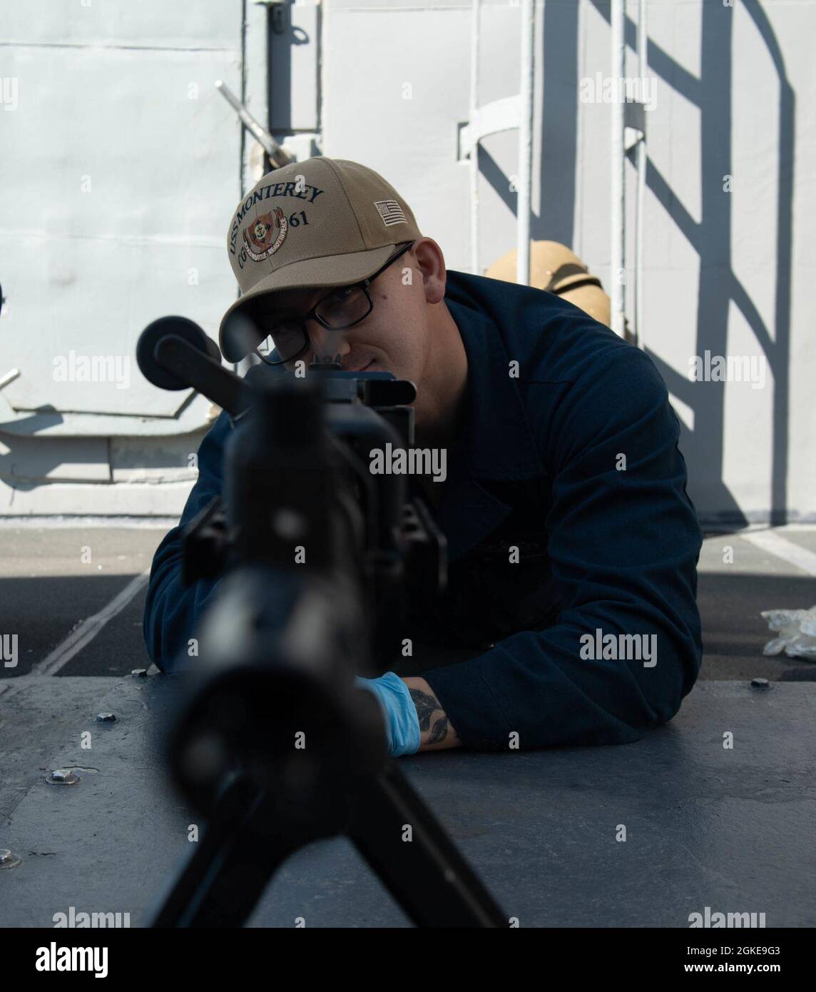 210328-N-WQ732-1069 ADRIATIC SEA (March 28, 2021) Seaman Cody Deegan ...