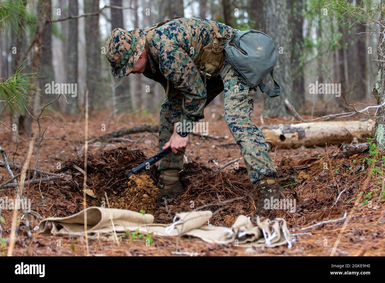U.S. Marine Corps Capt. Travis Bird, an infantry officer with 1st ...