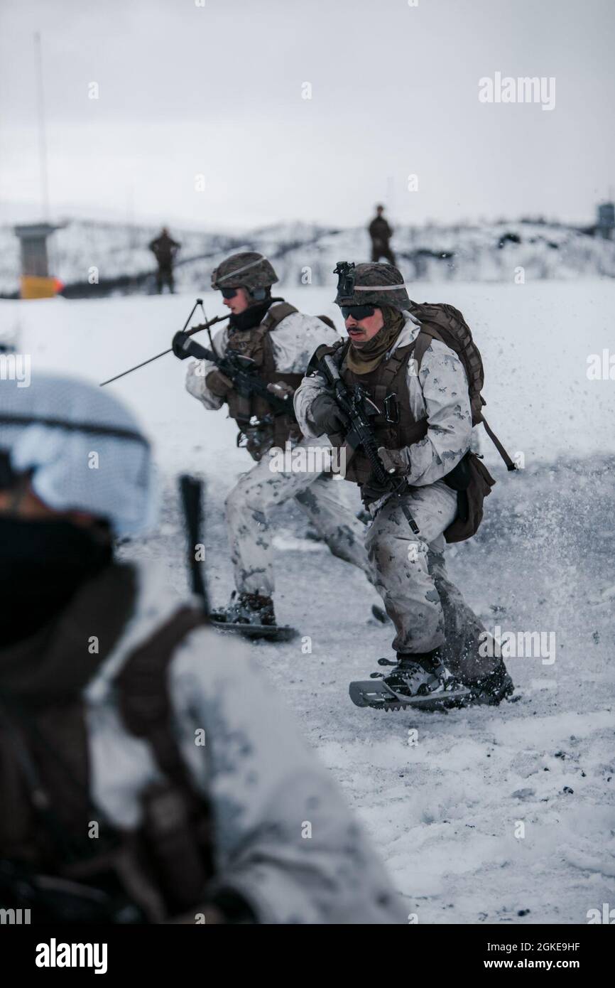 U.S. Marines with Marine Rotational Force Europe 21.1 (MRF-E), Marine ...