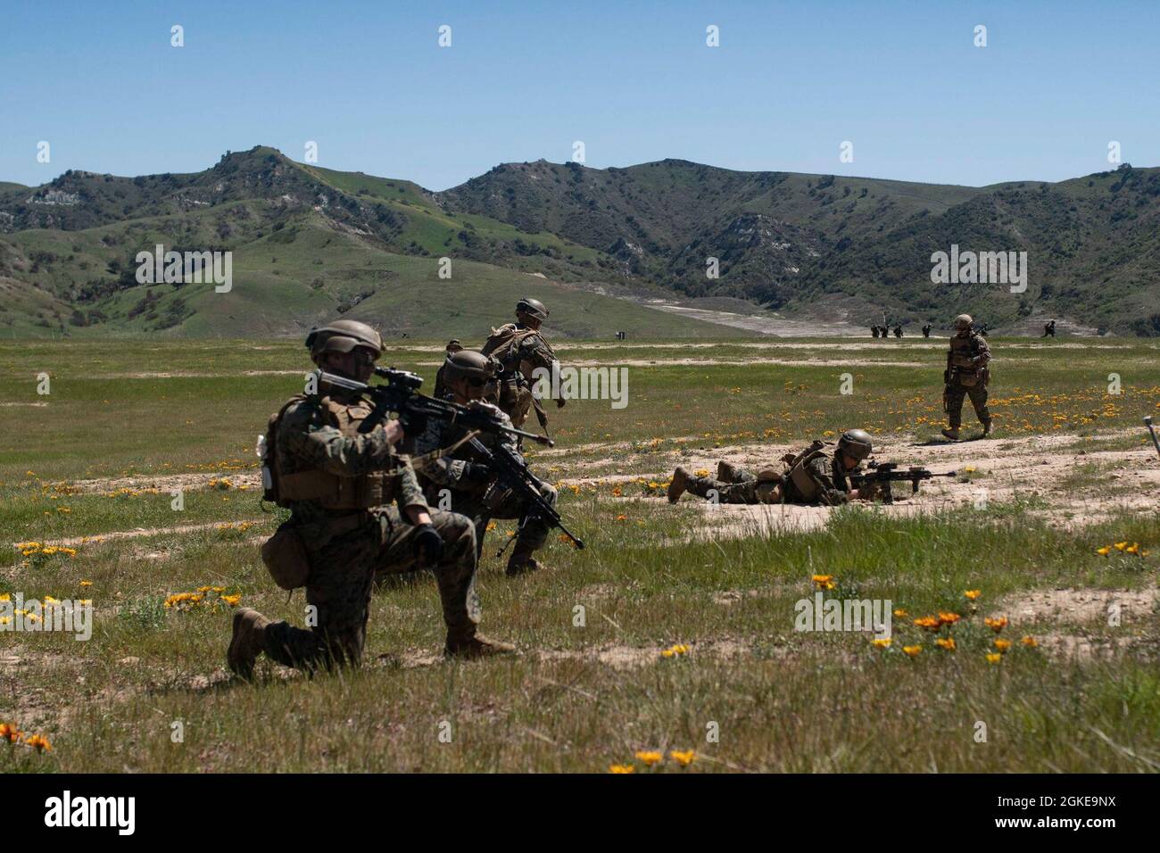 U.S. Marines with Bravo Company, Battalion Landing Team 1/1, 11th ...