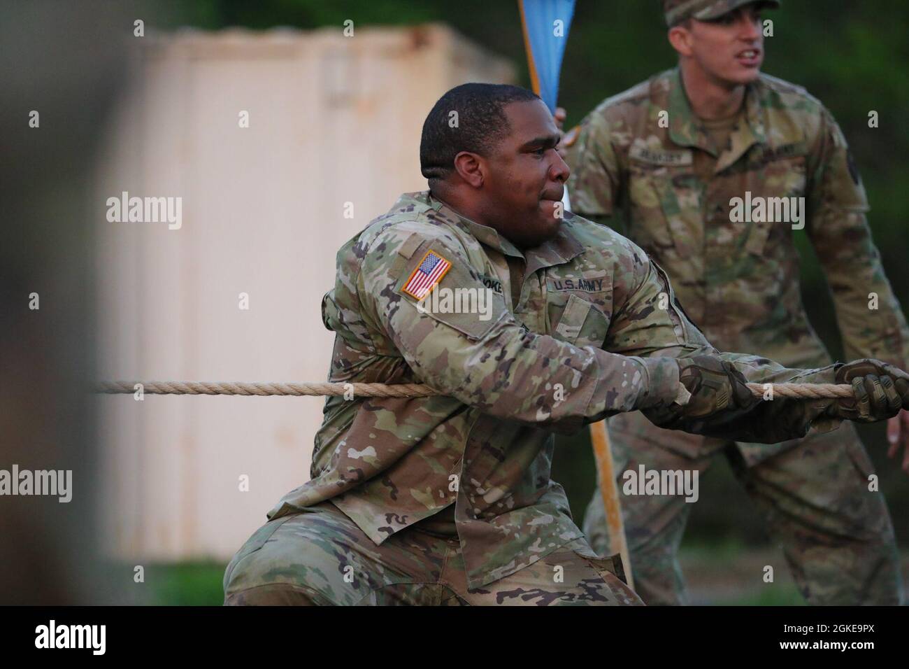 A Soldier with 303rd Military Intelligence Battalion participates in ...
