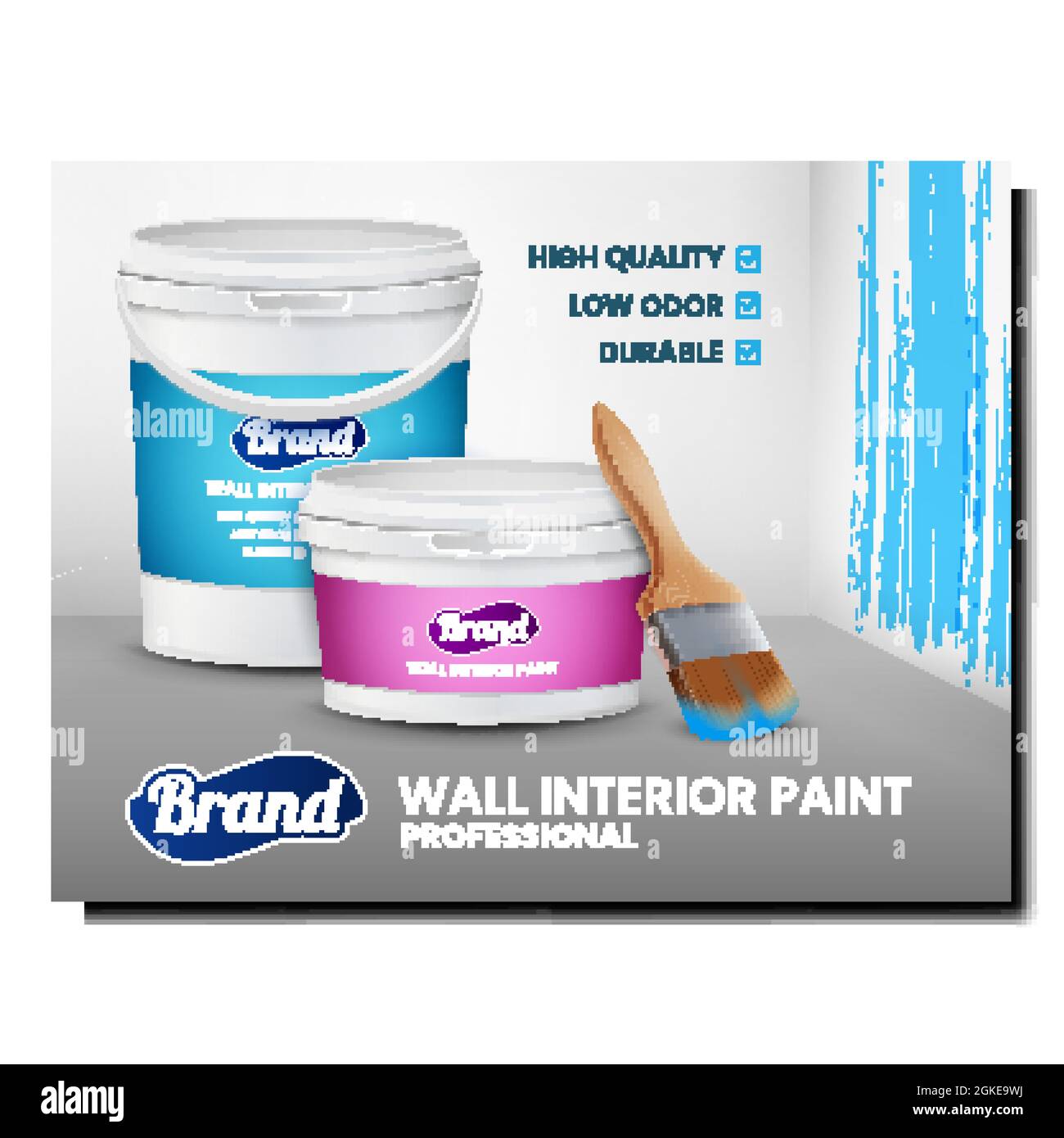 Creative exterior painting Stock Vector Images - Alamy