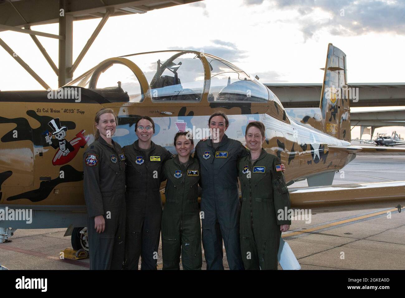Vice Commander Col. Carey Jones 47th flying training wing, along with ...