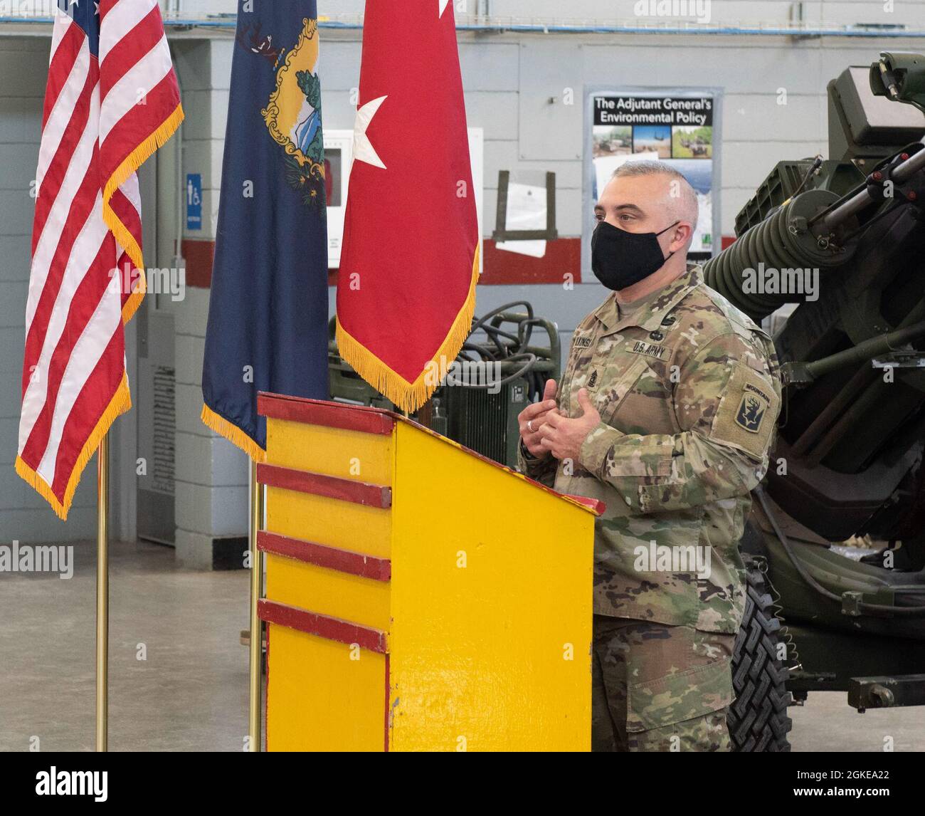 First Sgt. Seth Wilkerson, B Battery, 1st Battalion, 101st Field ...