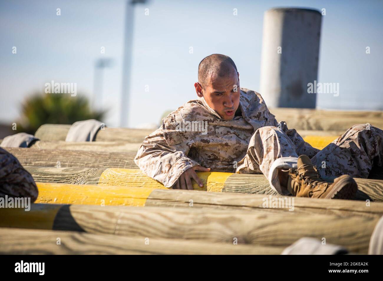 Rct. Jimmy Correa, a recruit with India Company, 3rd Recruit Training ...