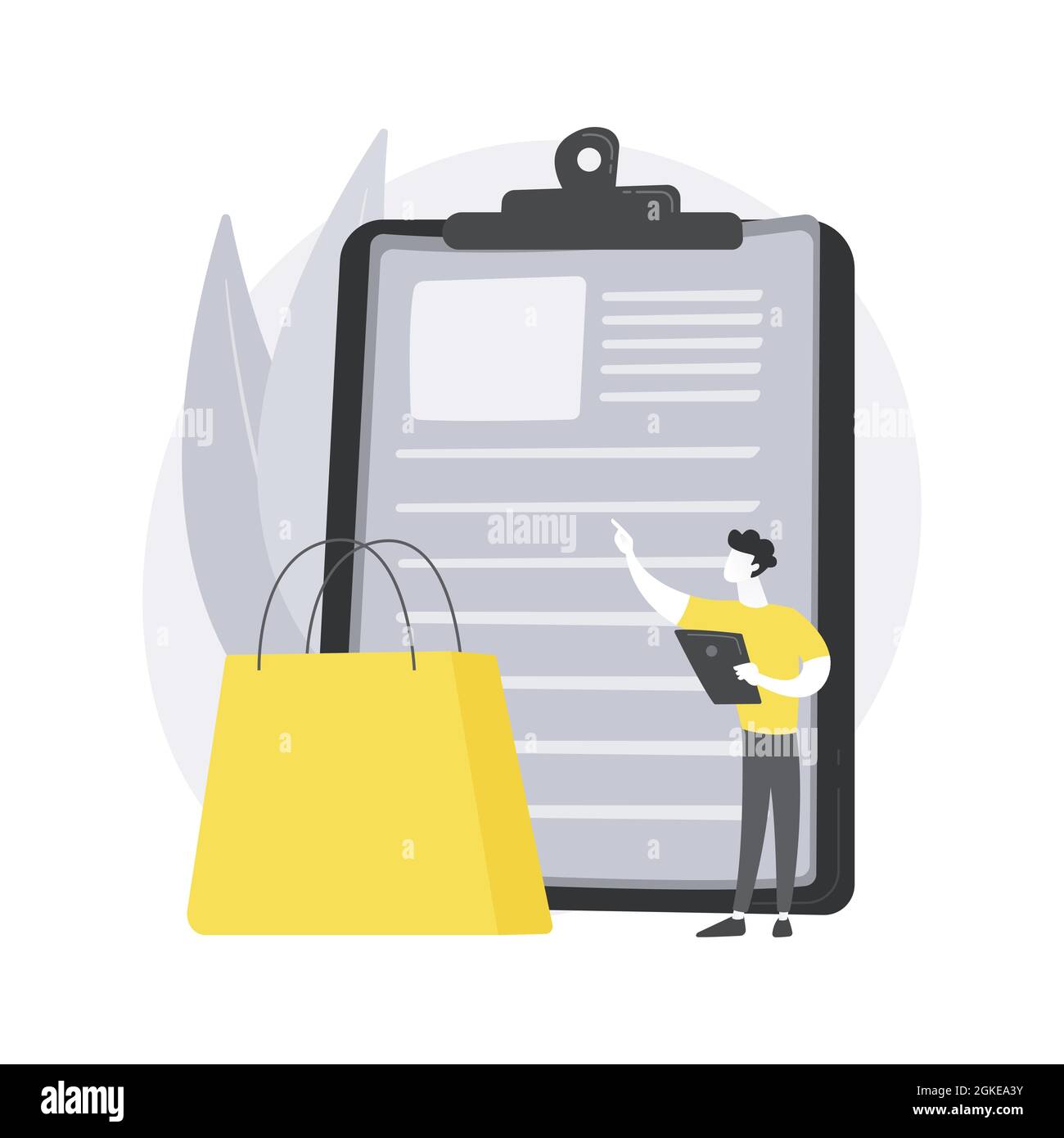 Orders list Stock Vector Images - Alamy