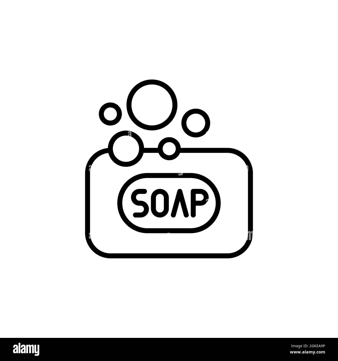 Soap icon vector sign symbol Stock Photo - Alamy