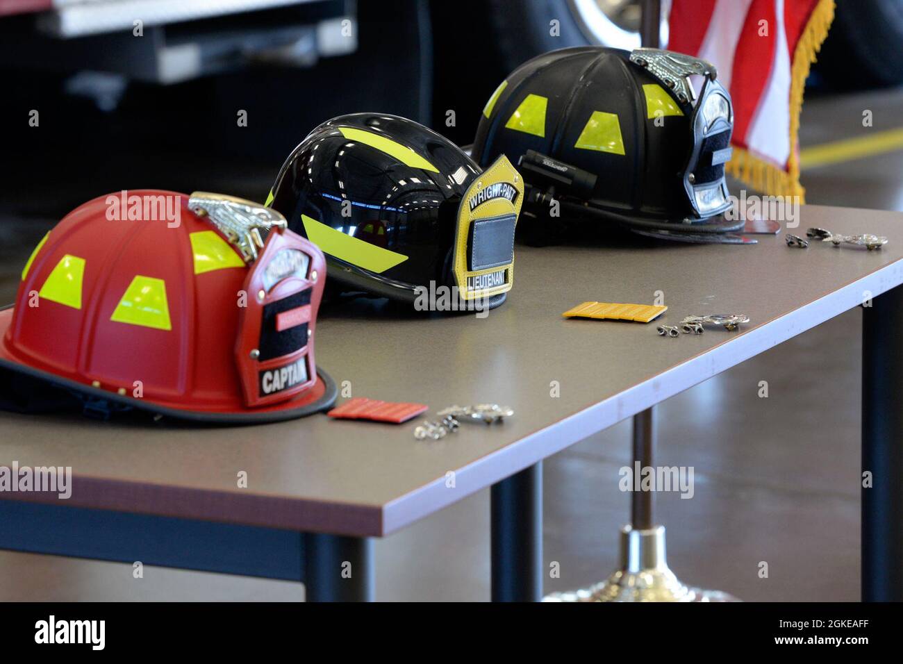 Air Force firefighters from the 788th Civil Engineer Squadron were ...