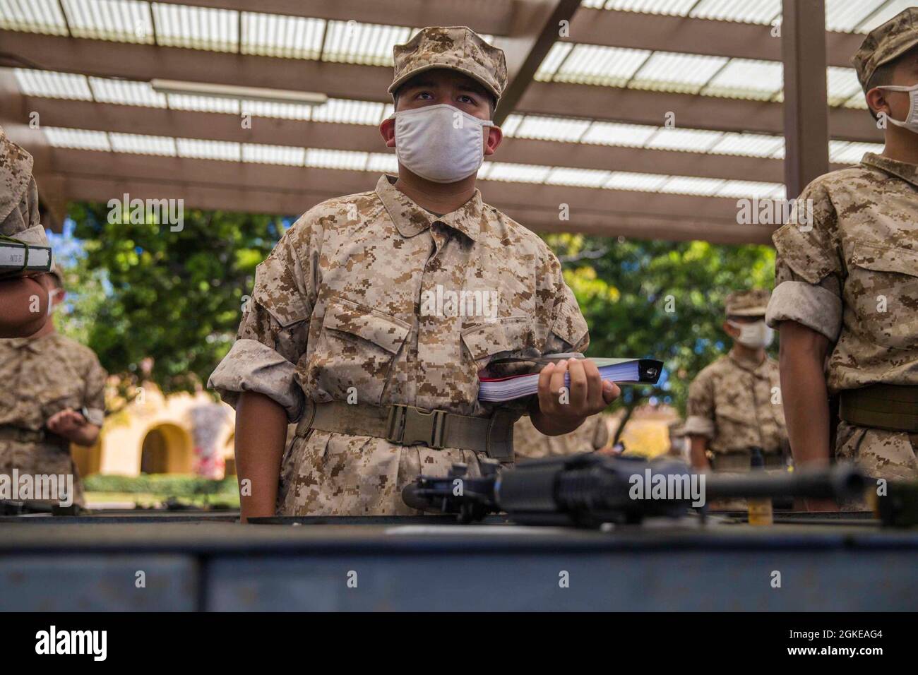 Rct. Fernando De Leon, with Hotel Company, 2nd Recruit Training ...