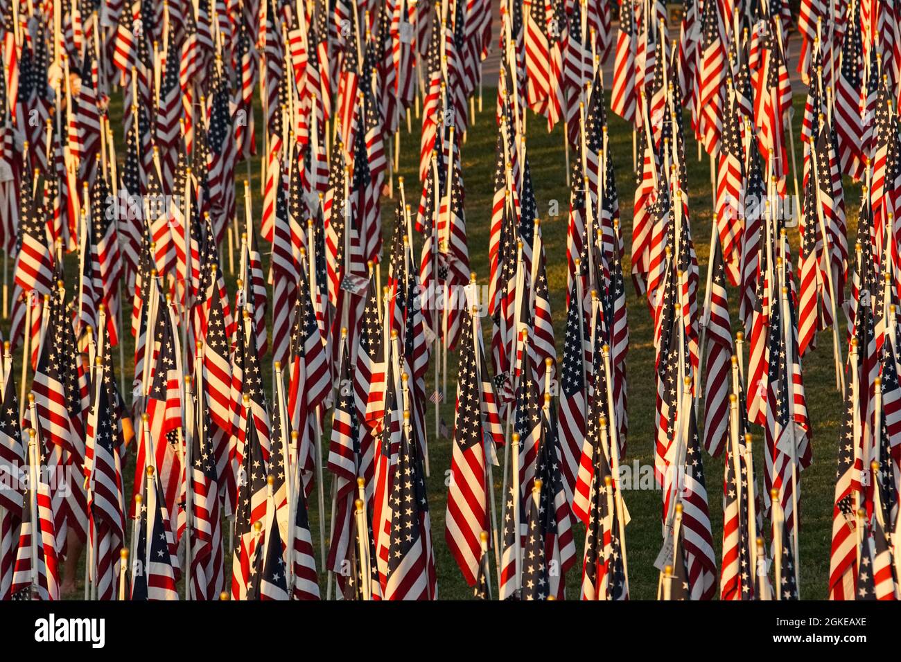 The Healing Field in Tempe, Arizona commemorates the 9-11 attacks by ...