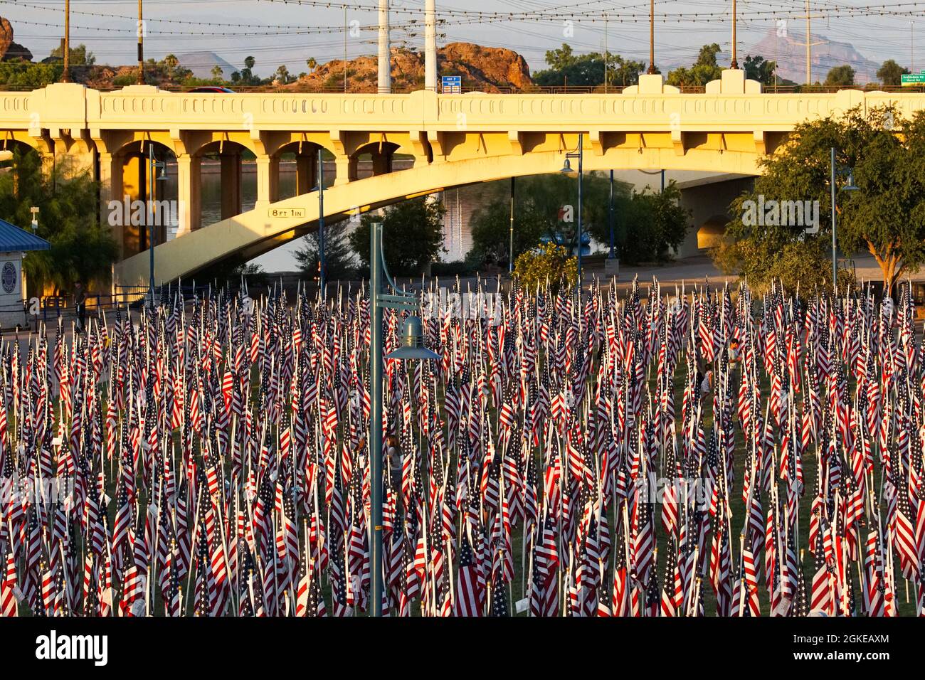 The Healing Field in Tempe, Arizona commemorates the 9-11 attacks by ...