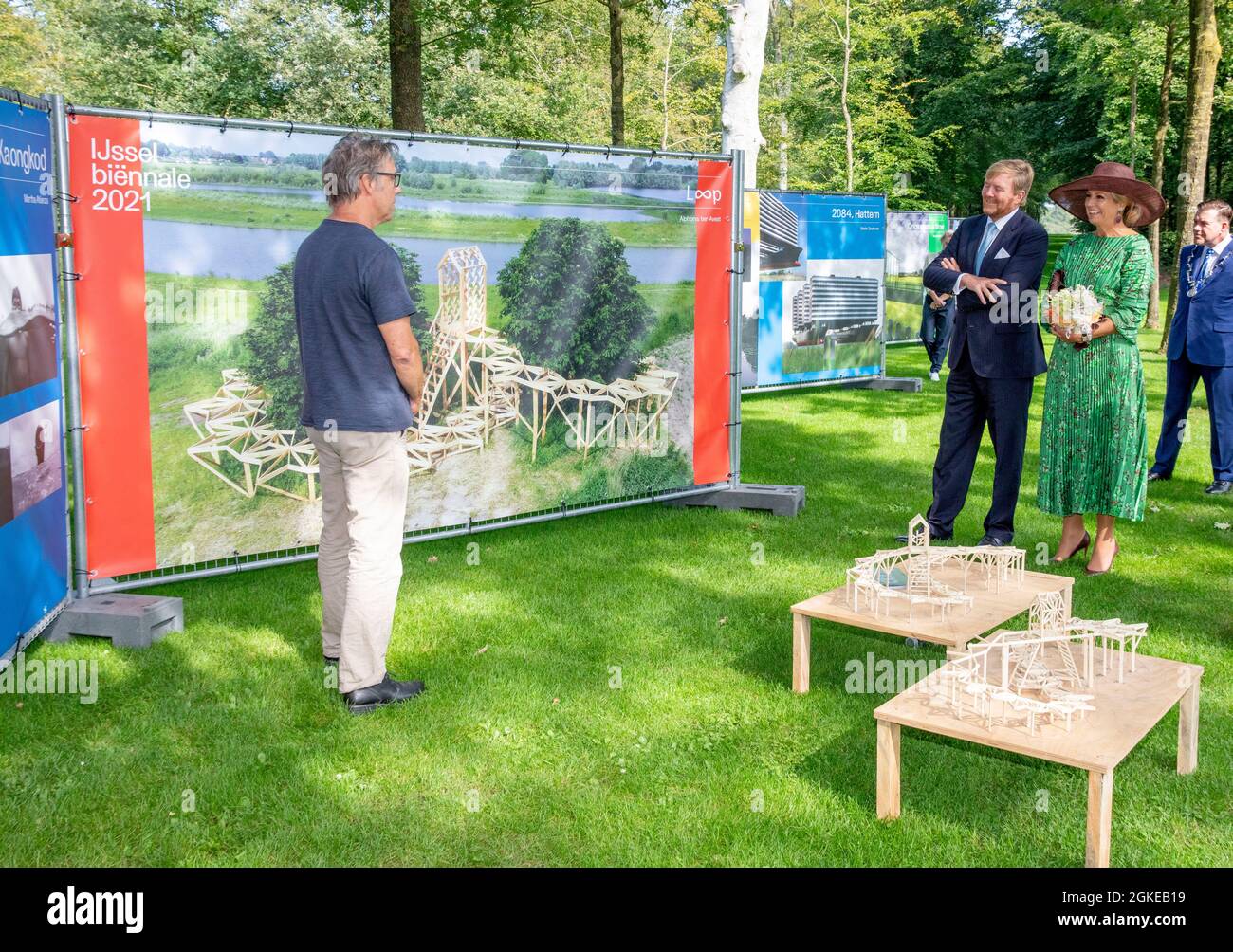 Olst Wijhe, Niederlande. 14th Sep, 2021. King Willem-Alexander and ...