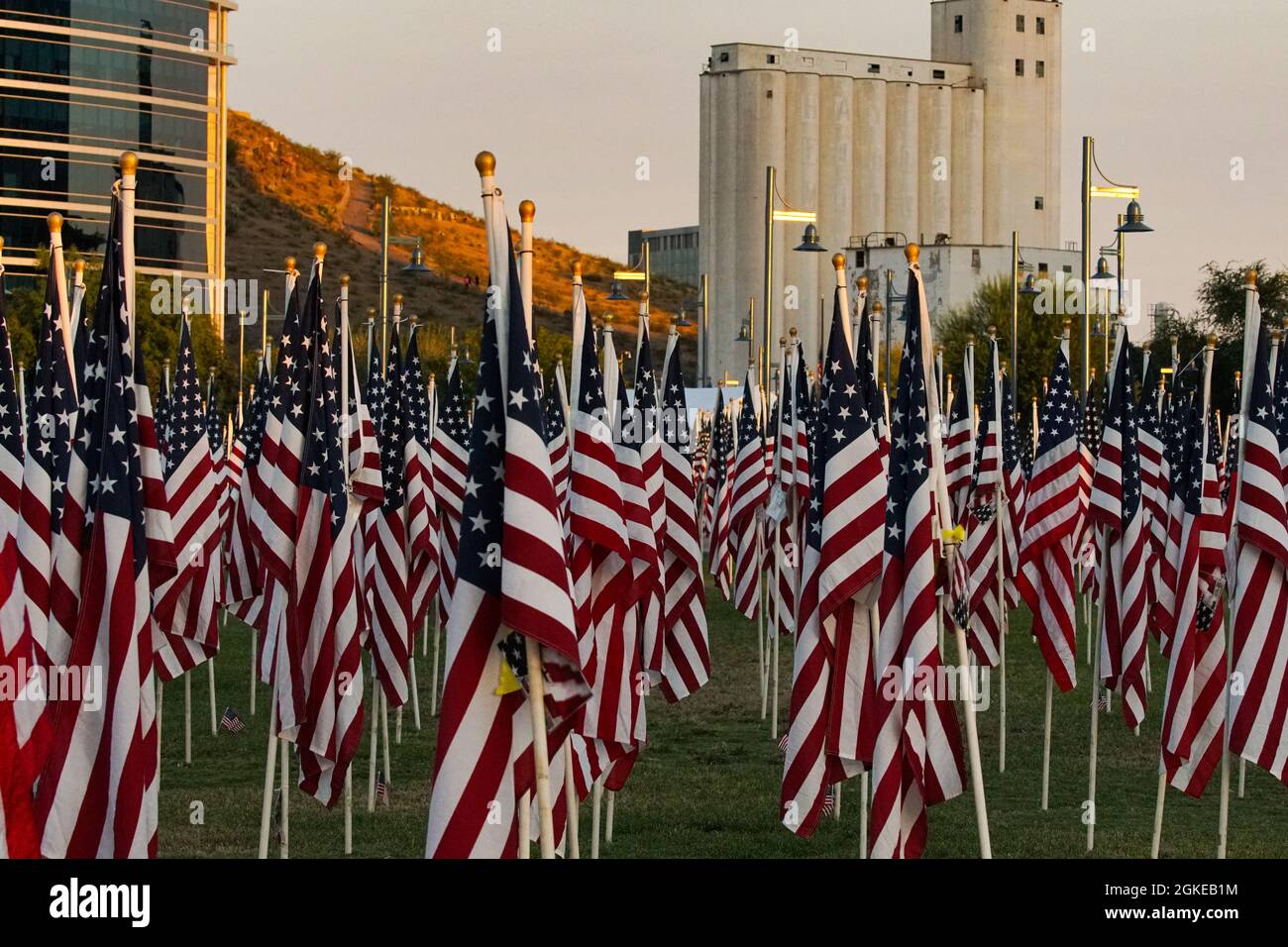 The Healing Field in Tempe, Arizona commemorates the 9-11 attacks by ...