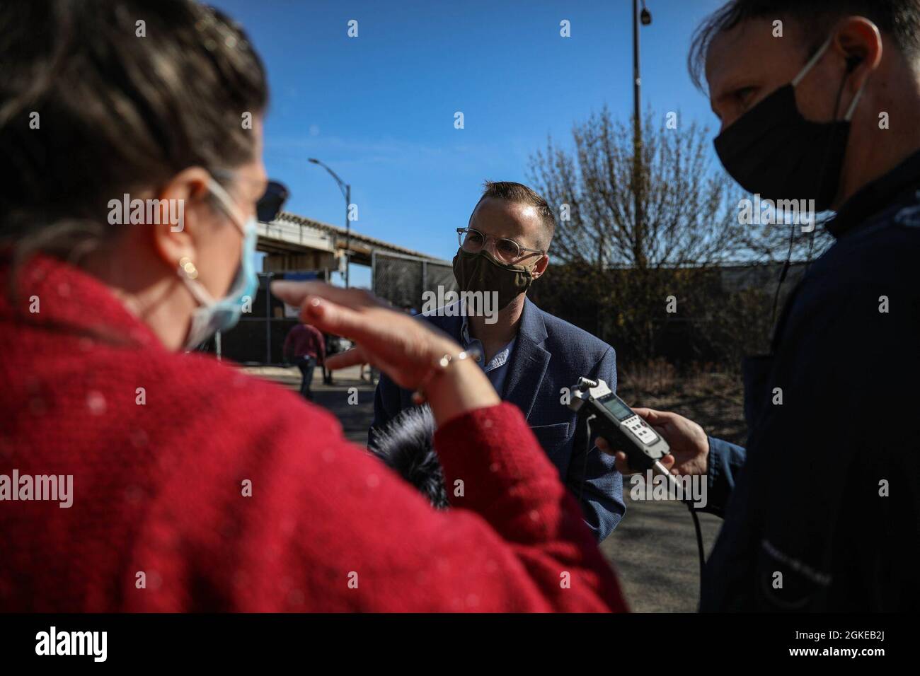 U.S. Army Capt. Matt Visser, commander of the 40th Public Affairs ...
