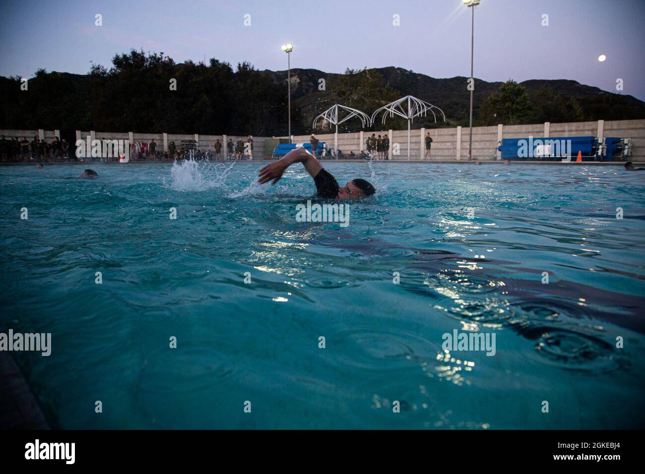 U.S. Marines with Alpha Company, Infantry Training Battalion, School of ...