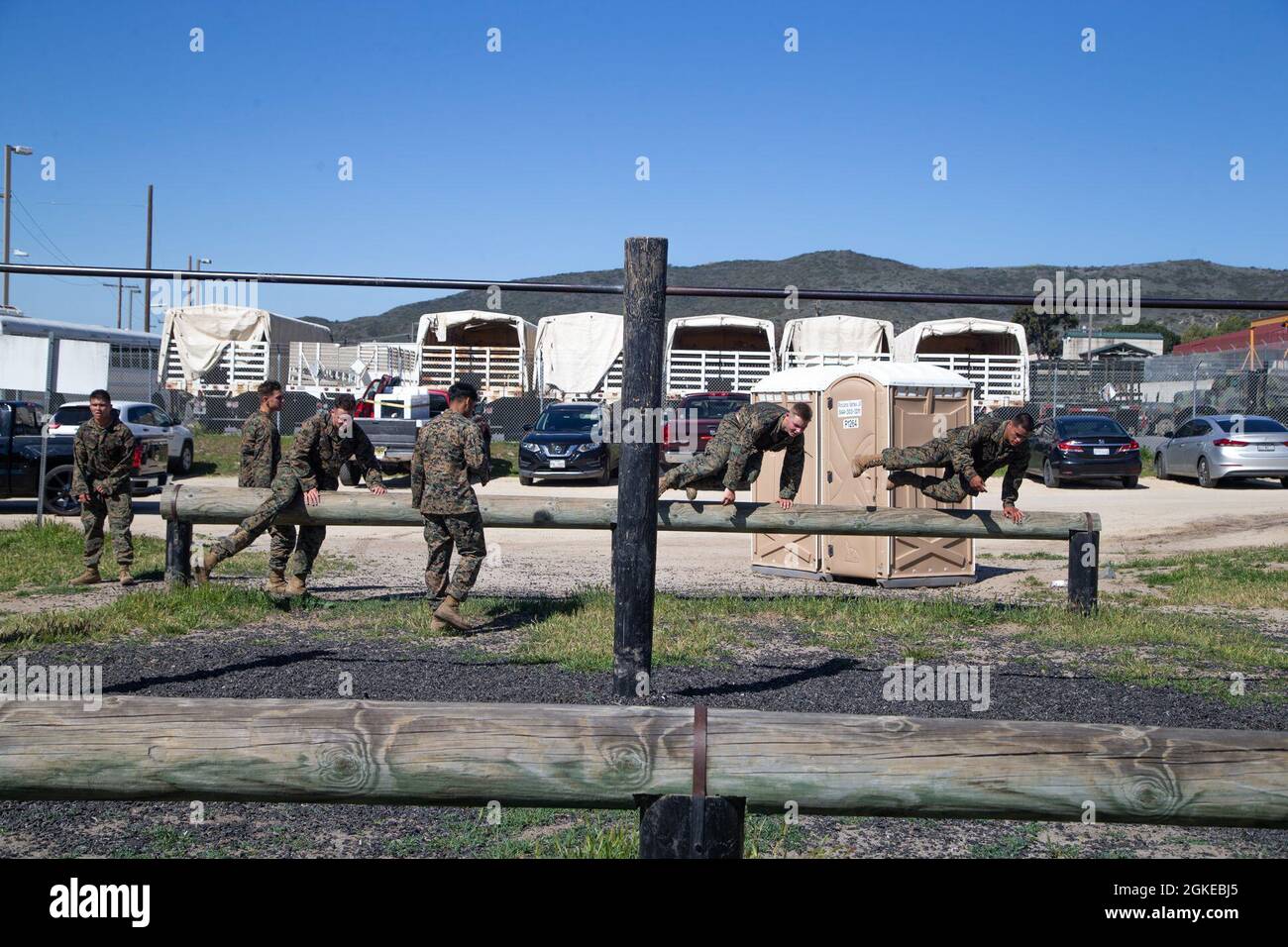 U.S. Marines with Alpha Company, Infantry Training Battalion, School of ...