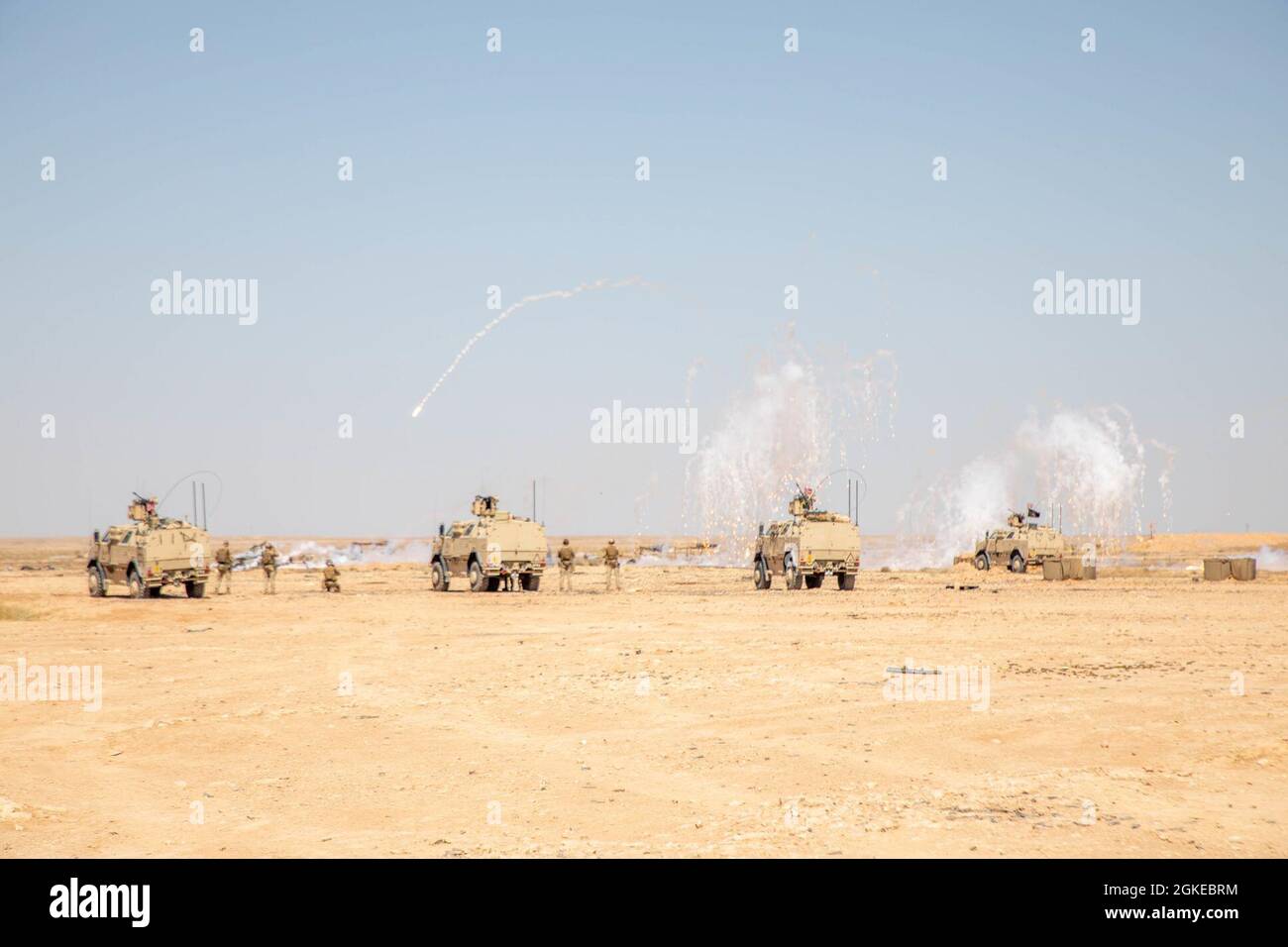Task Force Viking Soldiers conduct specialized vehicle firing training ...