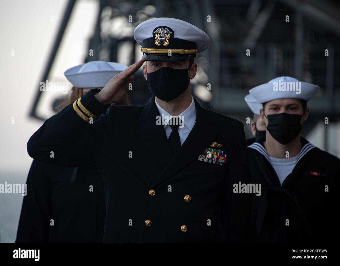 PACIFIC OCEAN (March 29, 2021) Lt. Nicholas Douglas, from Gulfport ...