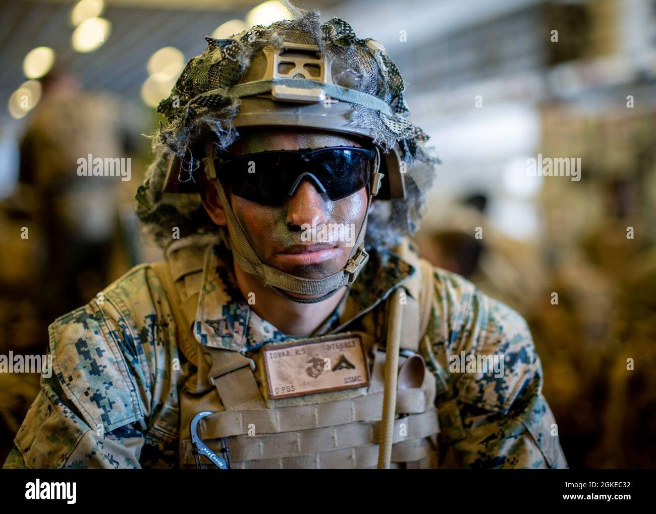 PACIFIC OCEAN (March 28, 2021) U.S. Marine Corps Lance Cpl. Roman Tovar ...