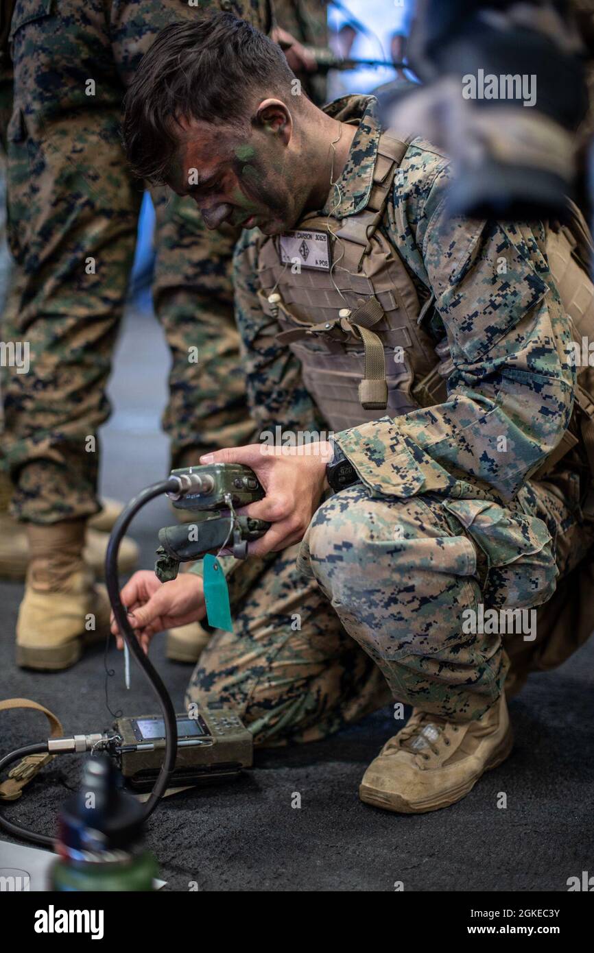 PACIFIC OCEAN (March 28, 2021) U.S. Marine Corps Lance Cpl. Carson ...