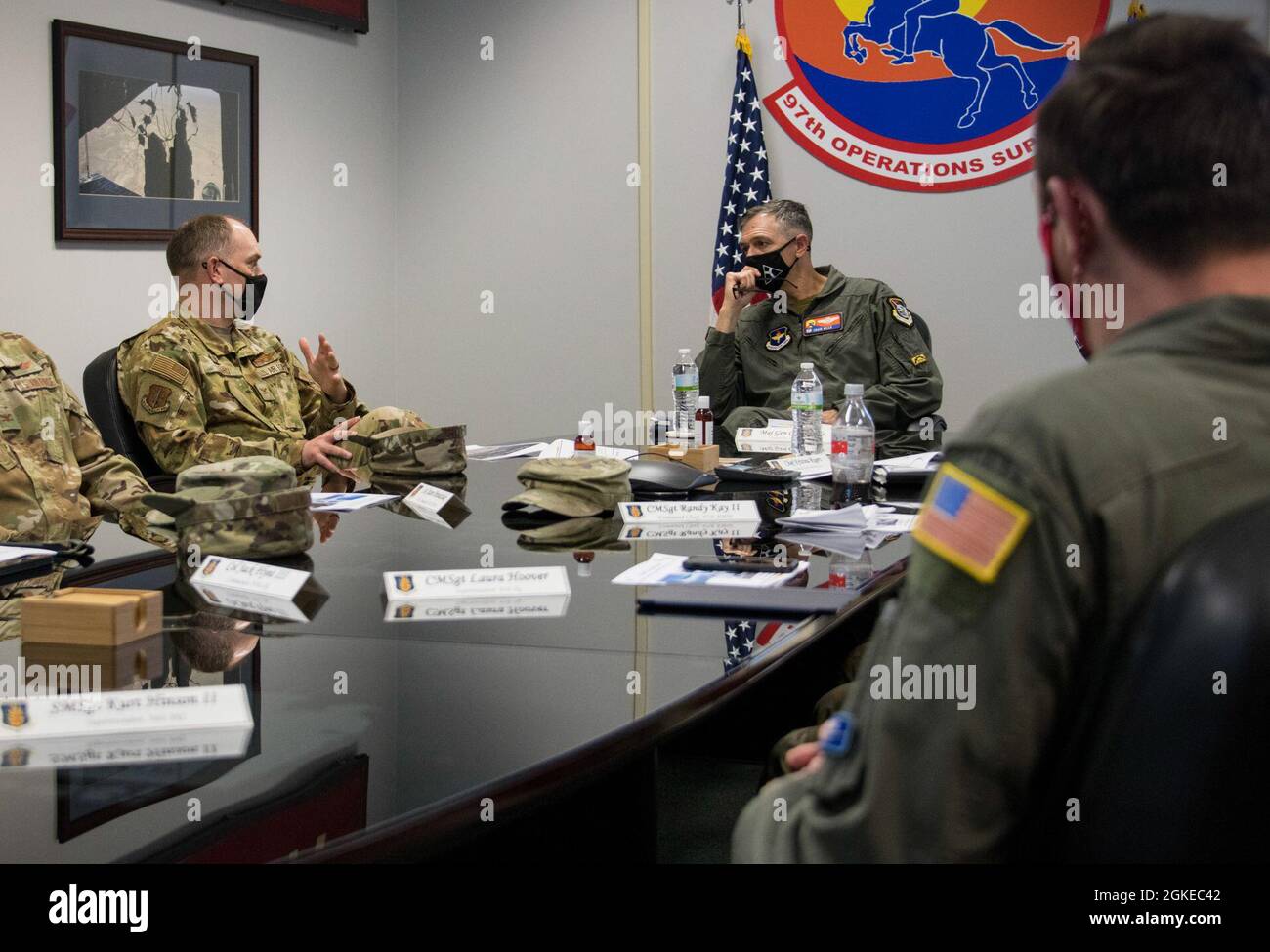 U.S. Air Force Col. Matthew Leard, 97th Air Mobility Wing (AMW ...