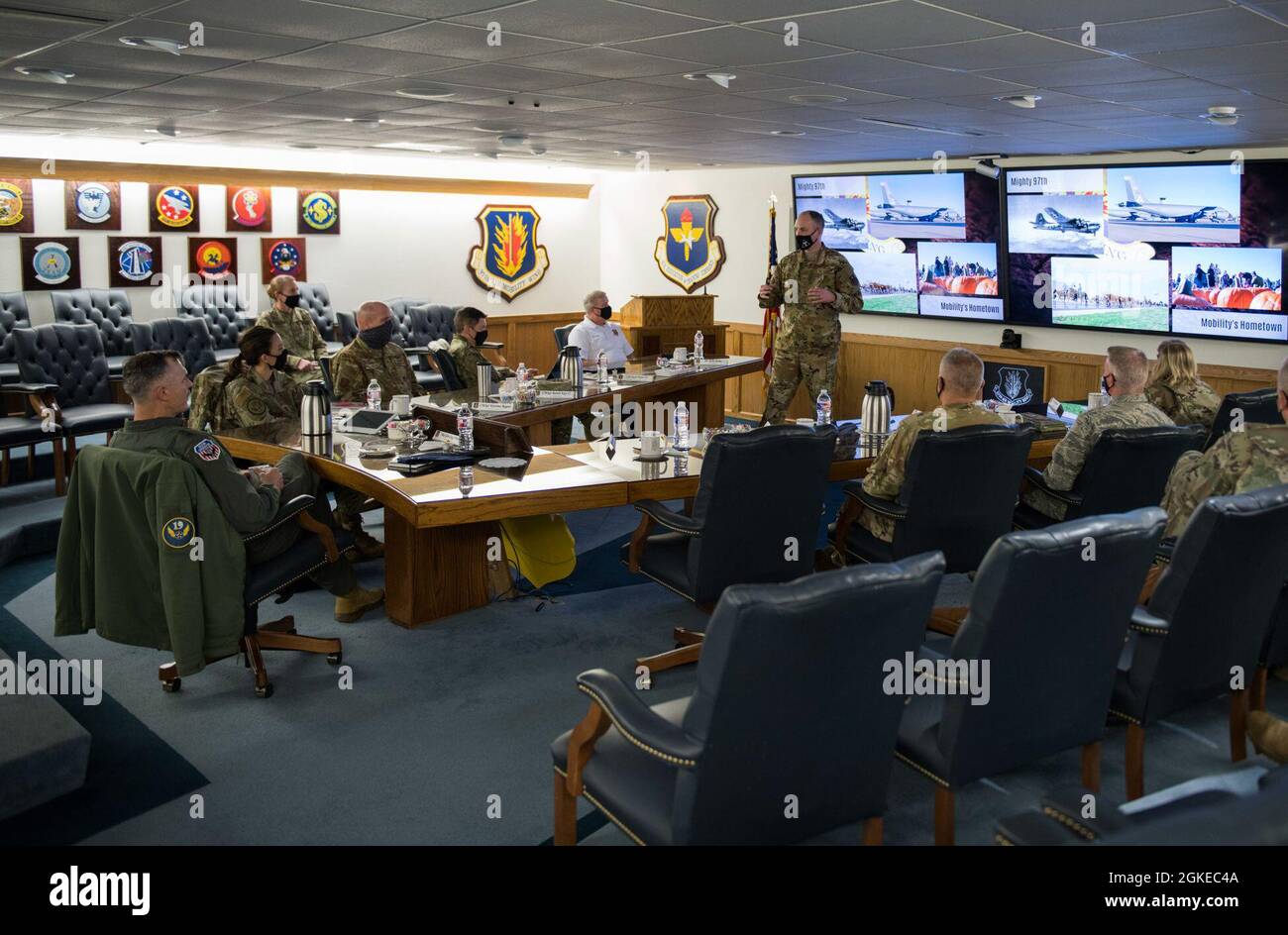 U.S. Air Force Col. Matthew Leard, 97th Air Mobility Wing (AMW ...