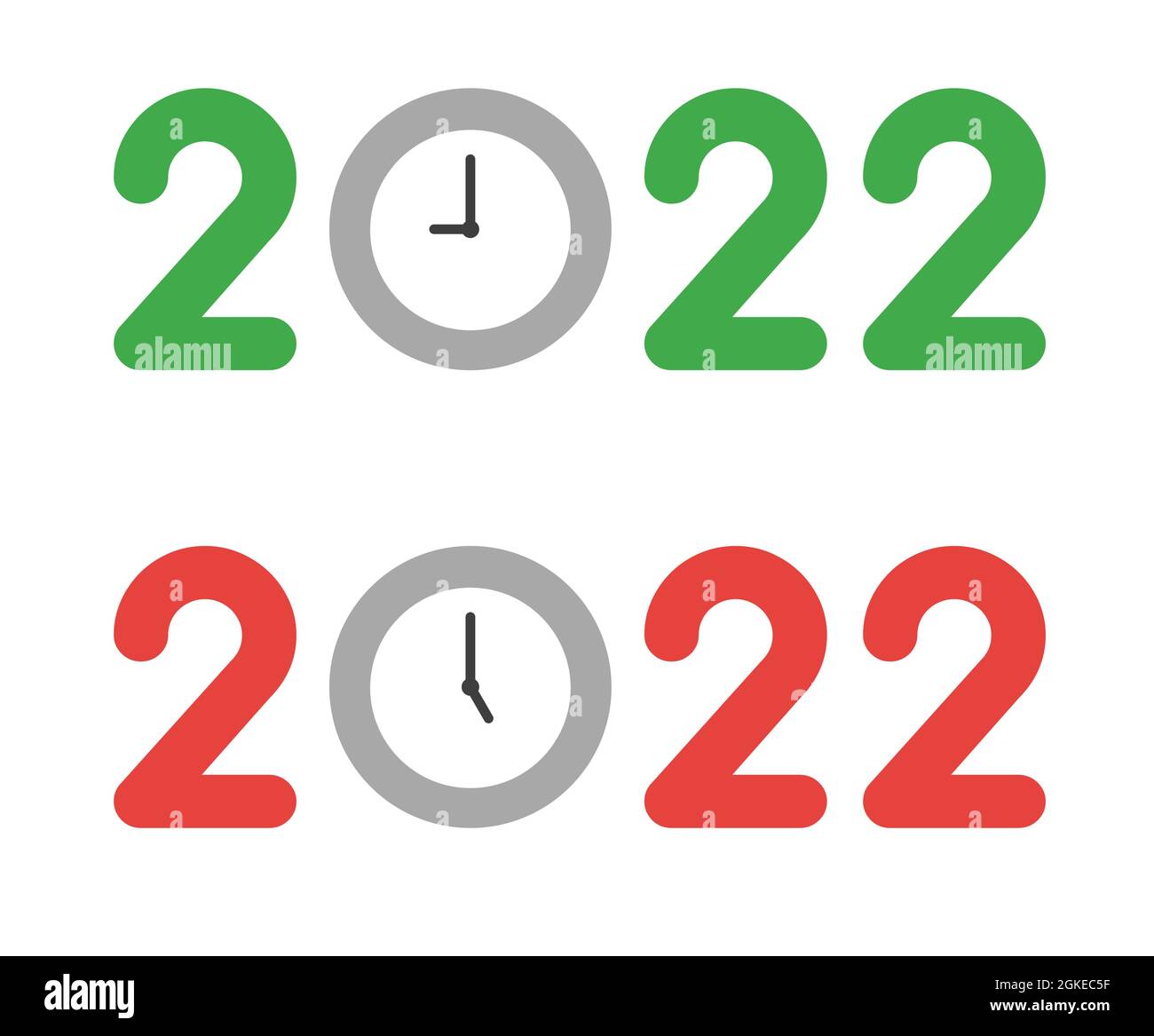 New Years 2022 Clock