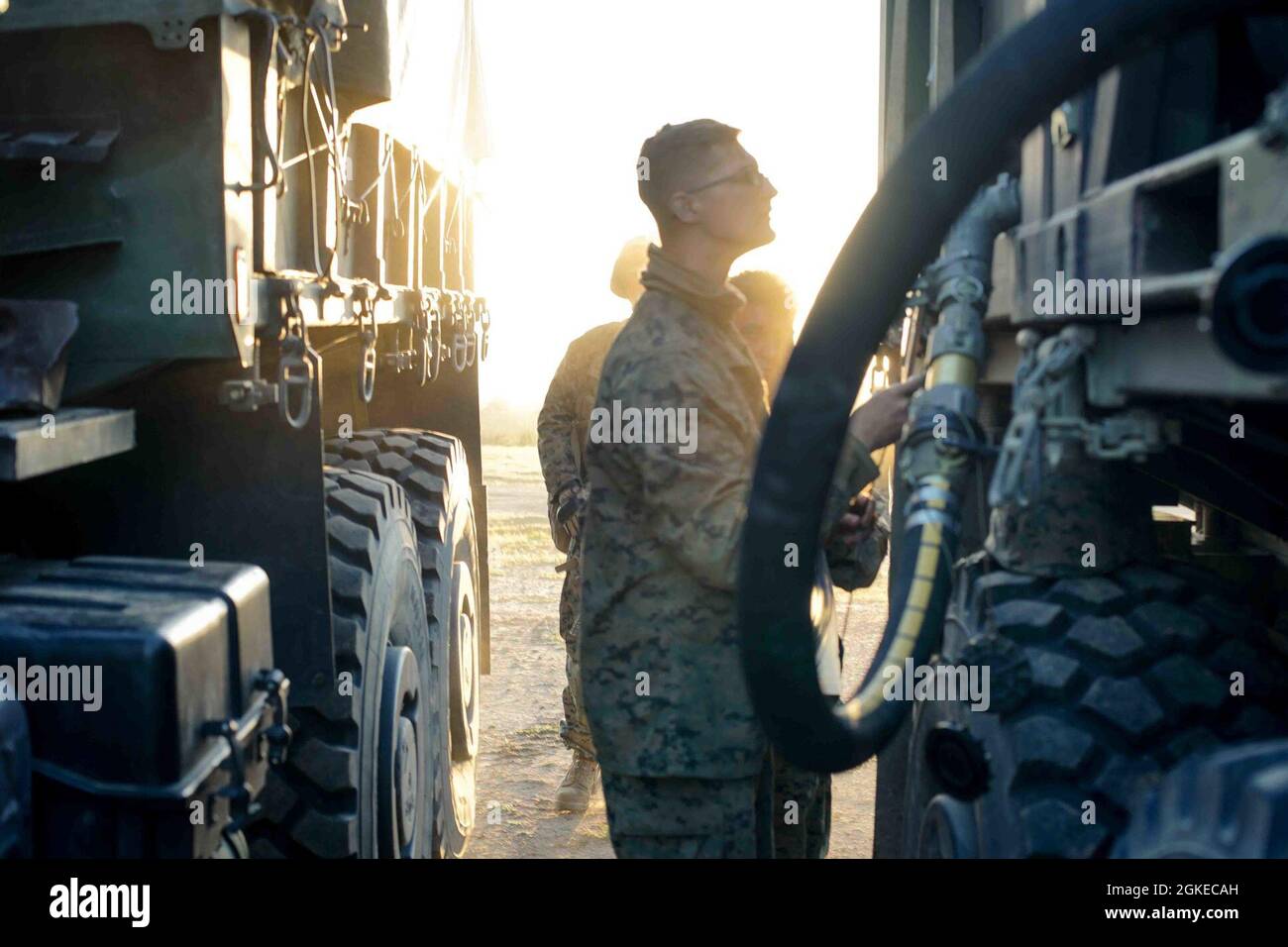 U.S. Marines with Combat Logistics Battalion 11, 11th Marine ...