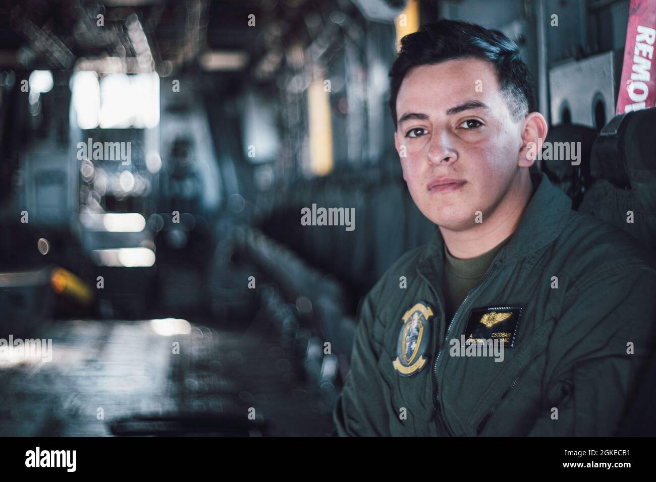 PACIFIC OCEAN (March 29, 2021) U.S. Marine Corps Cpl. Eric Escobar, a ...