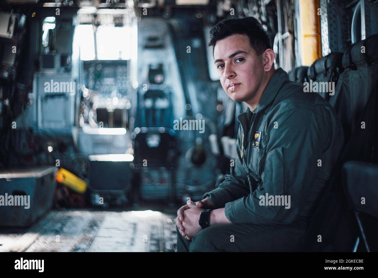 PACIFIC OCEAN (March 29, 2021) U.S. Marine Corps Cpl. Eric Escobar, a ...