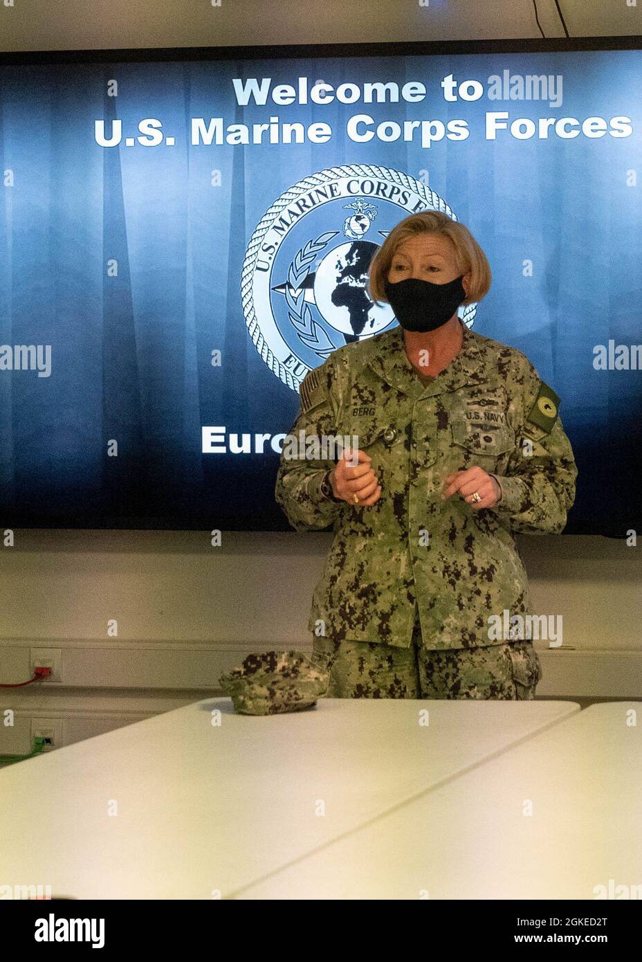 Guest speaker, U.S. Navy Rear Adm. Heidi Berg, director of intelligence ...