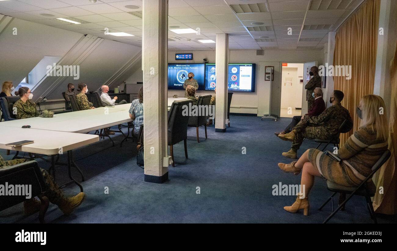 Guest speaker, U.S. Navy Rear Adm. Heidi Berg, director of intelligence ...