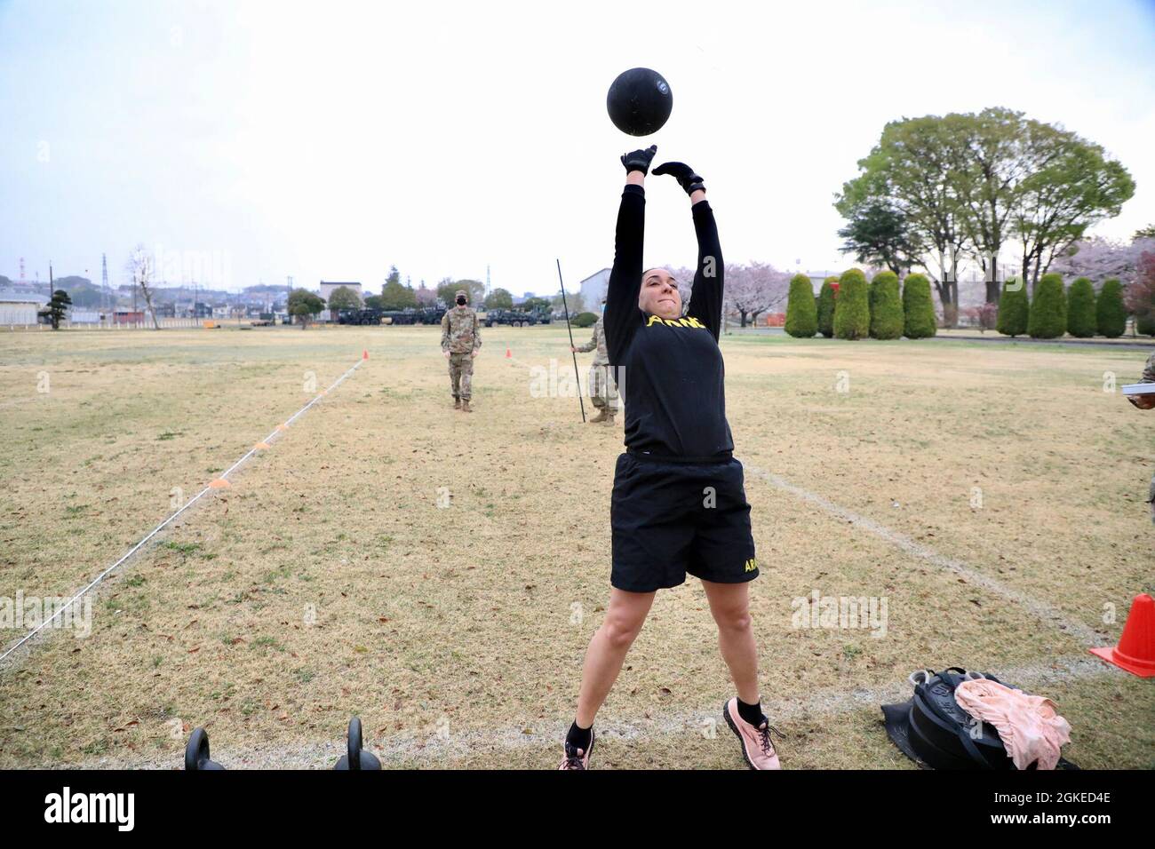 Capt. Ashley Patrick, commander, Headquarters and Headquarters Battery ...