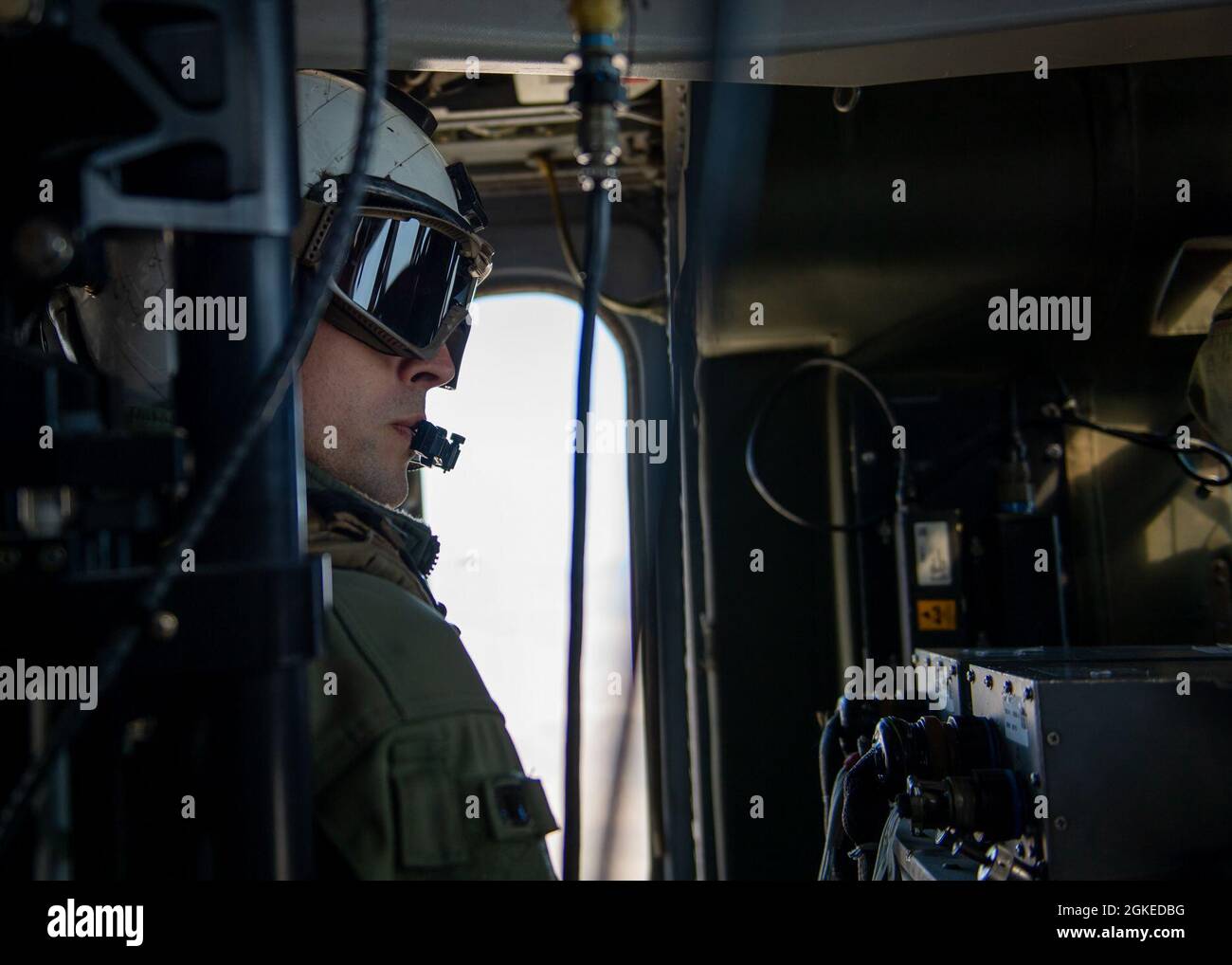 210330-N-PH222-1234 Fallon, Nev. (Mar. 30, 2021) Naval Aircrewman ...
