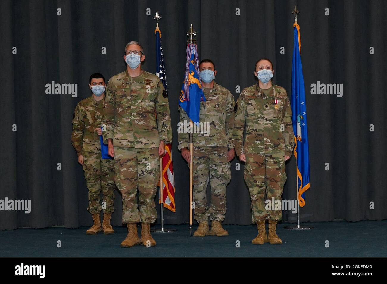 Col. Erich Schroeder, 2nd Medical Group commander, and Lt. Col. Wendy ...